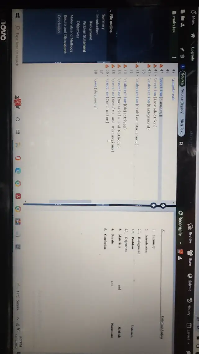 why does the output look like that. I'm using XeLatex to compile. | Scrolller