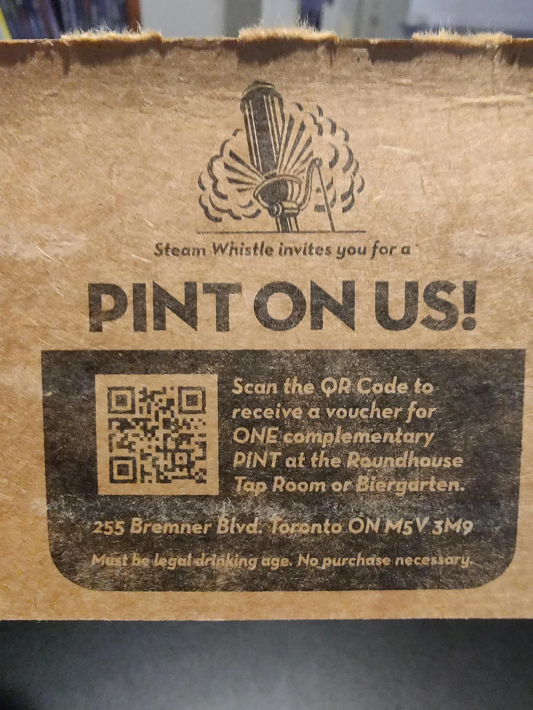 Free pint at steamwhistle roundhouse | Scrolller