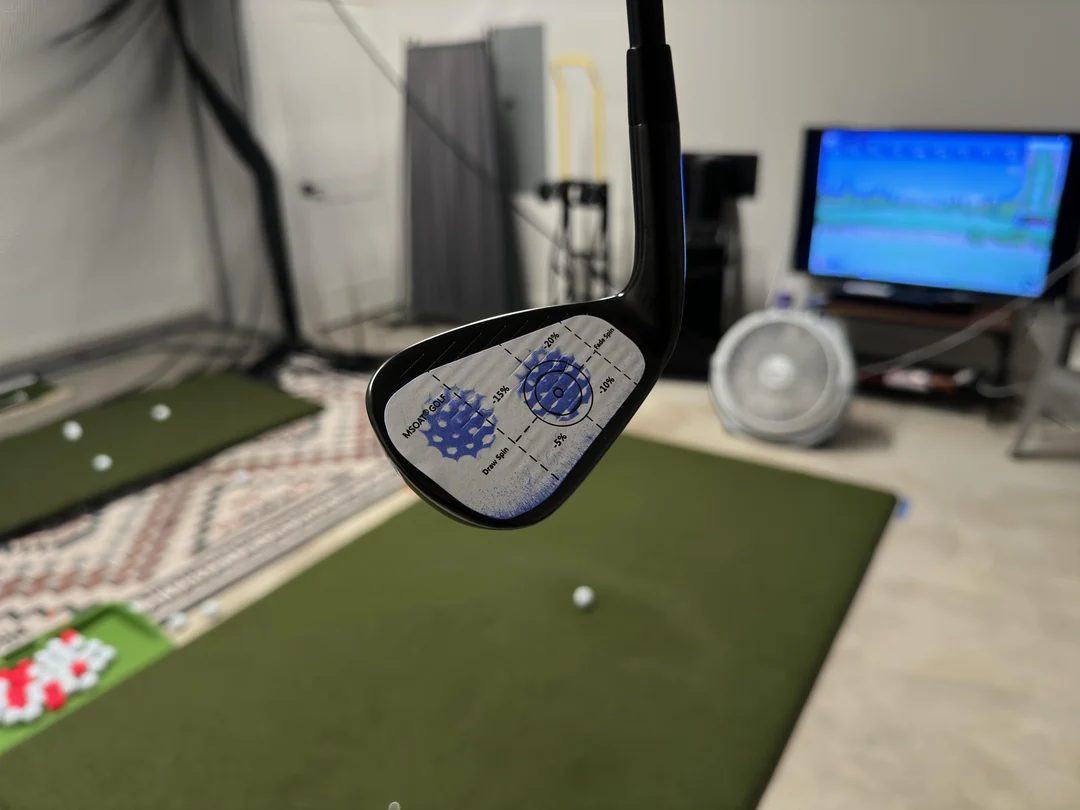 Impact tape, for a better visual representation of how bad you suck at golf. | Scrolller