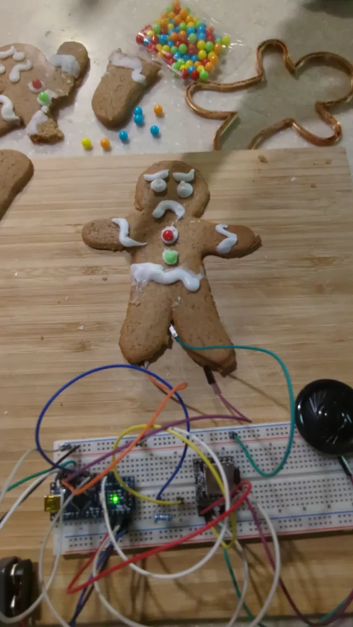 I made a Gingerbread Man that can feel pain | Scrolller