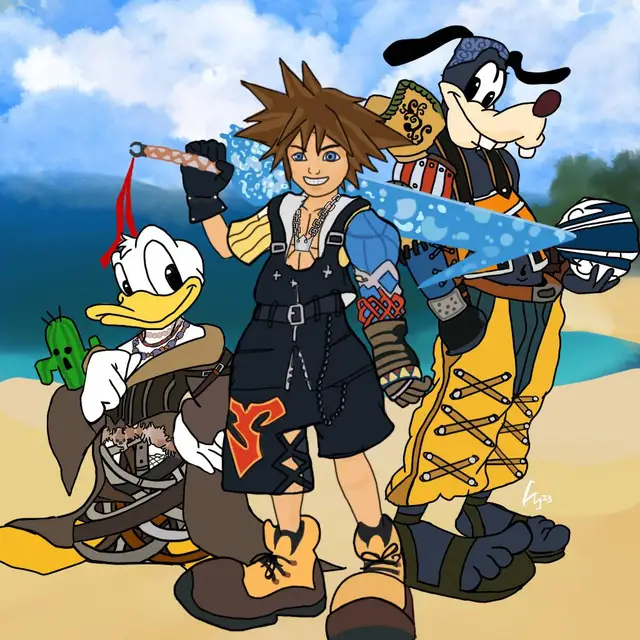 [OC] [Fanart] Final Fantasy X / Kingdom Hearts | Scrolller