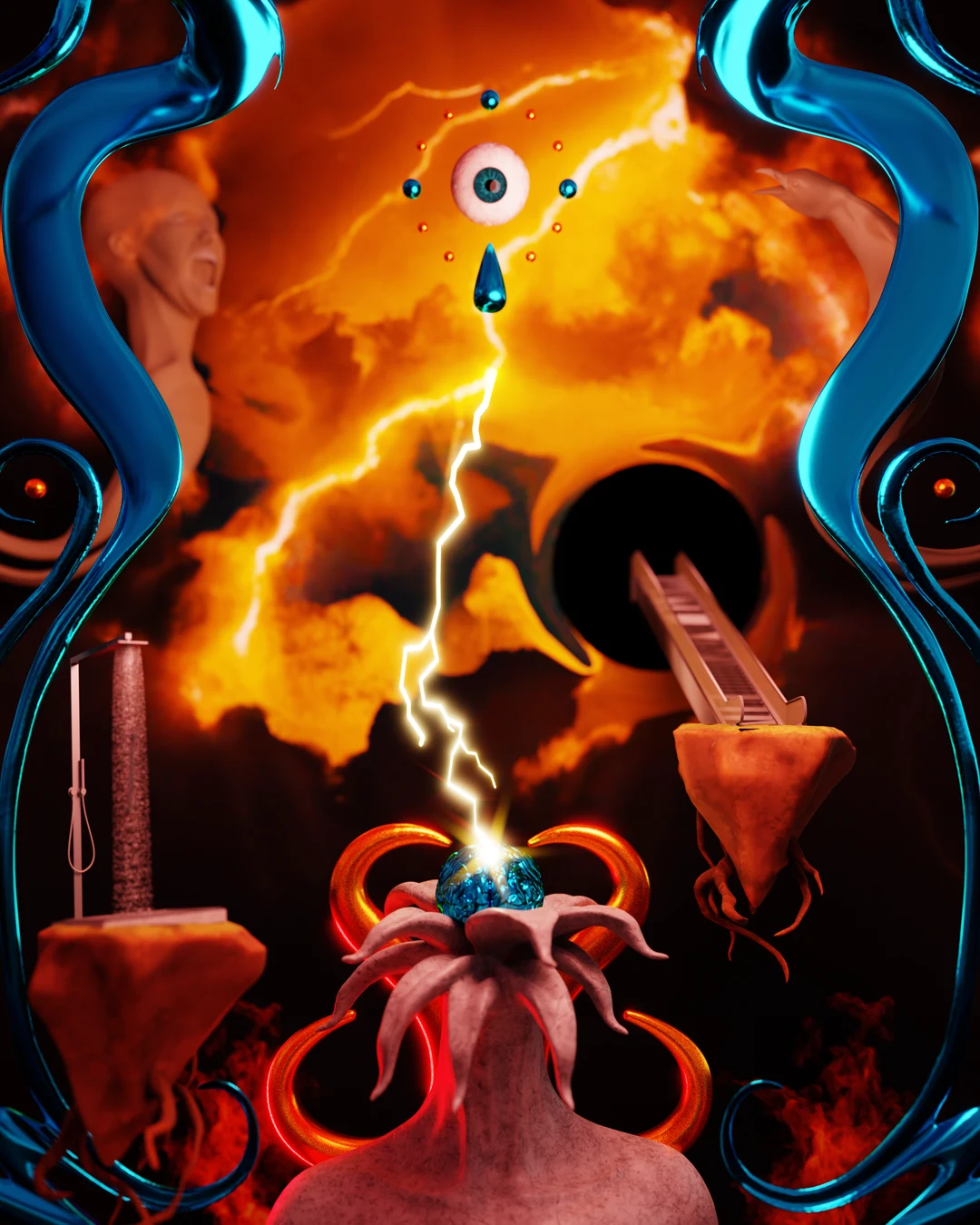 Storms, Bilbag (me), Digital 3D, 2023 | Scrolller