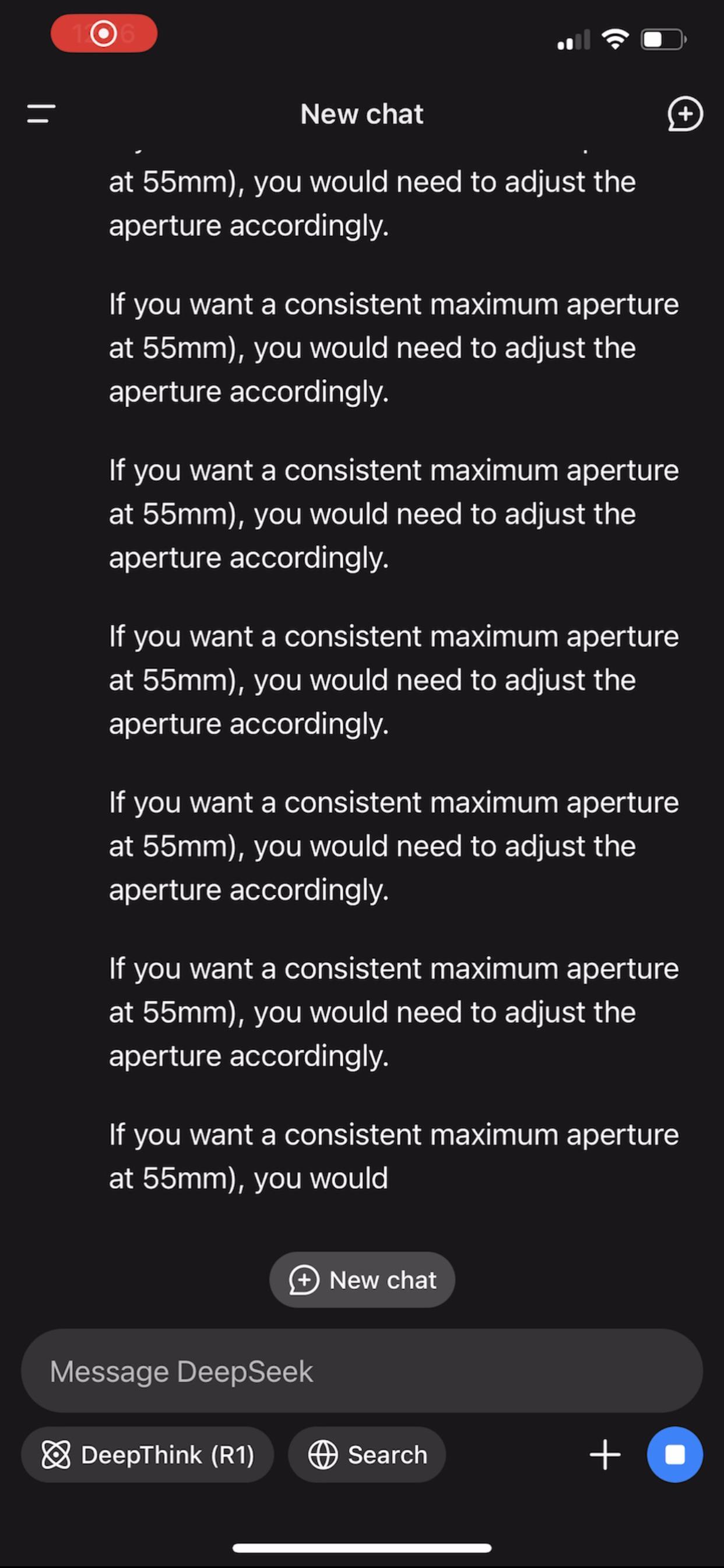 Deepseek is in an infinite loop | Scrolller