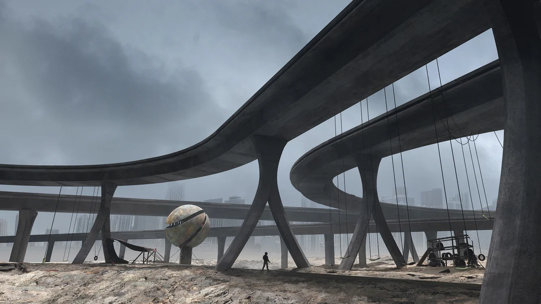 Abandoned Infrastructure 2050 by CK | Scrolller