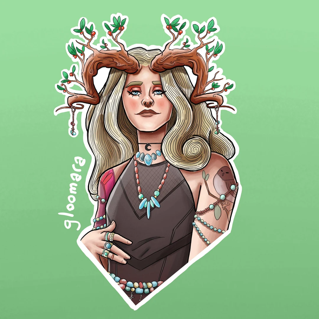 Aubree, Tree Spirit, Gloomara, digital, 2024 | Scrolller
