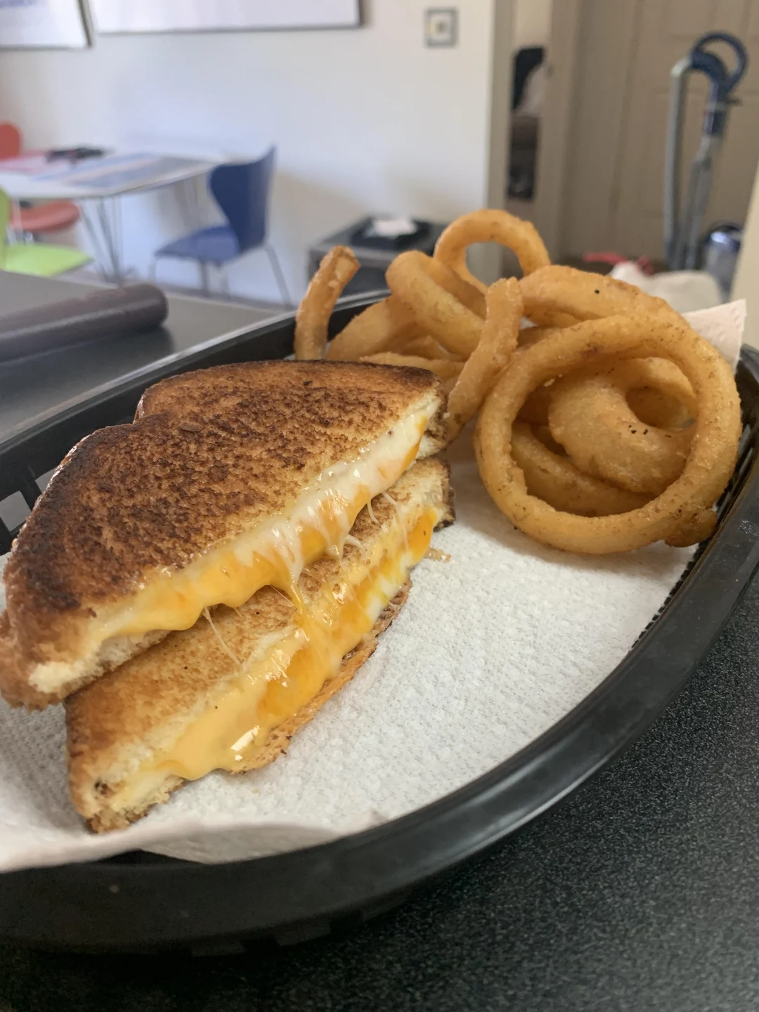 Midday snack! American cheese, Cheddar, and Mozzarella on cheap white bread. | Scrolller