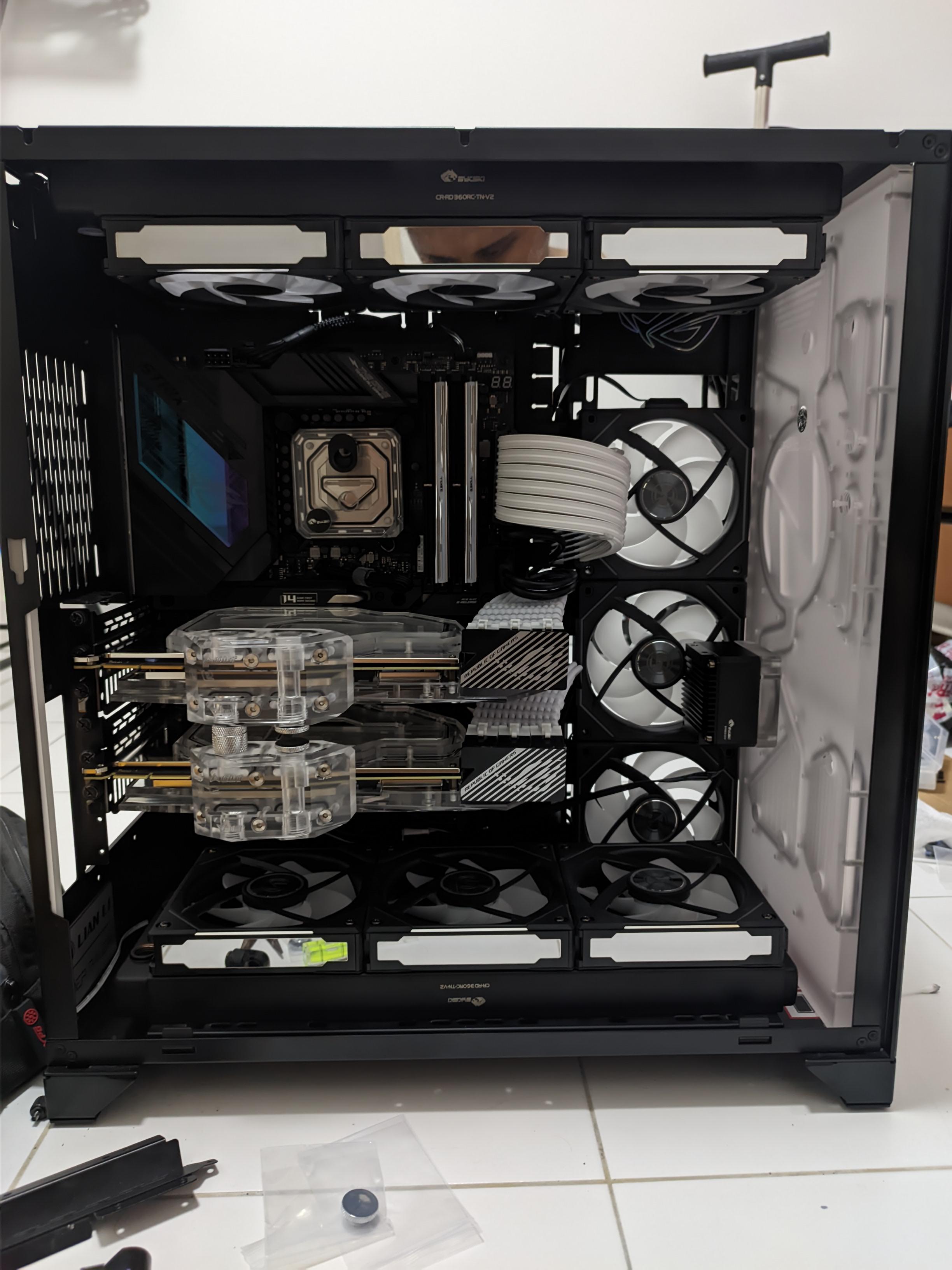 Lian o11 xl dual gpu custom loop! | Scrolller