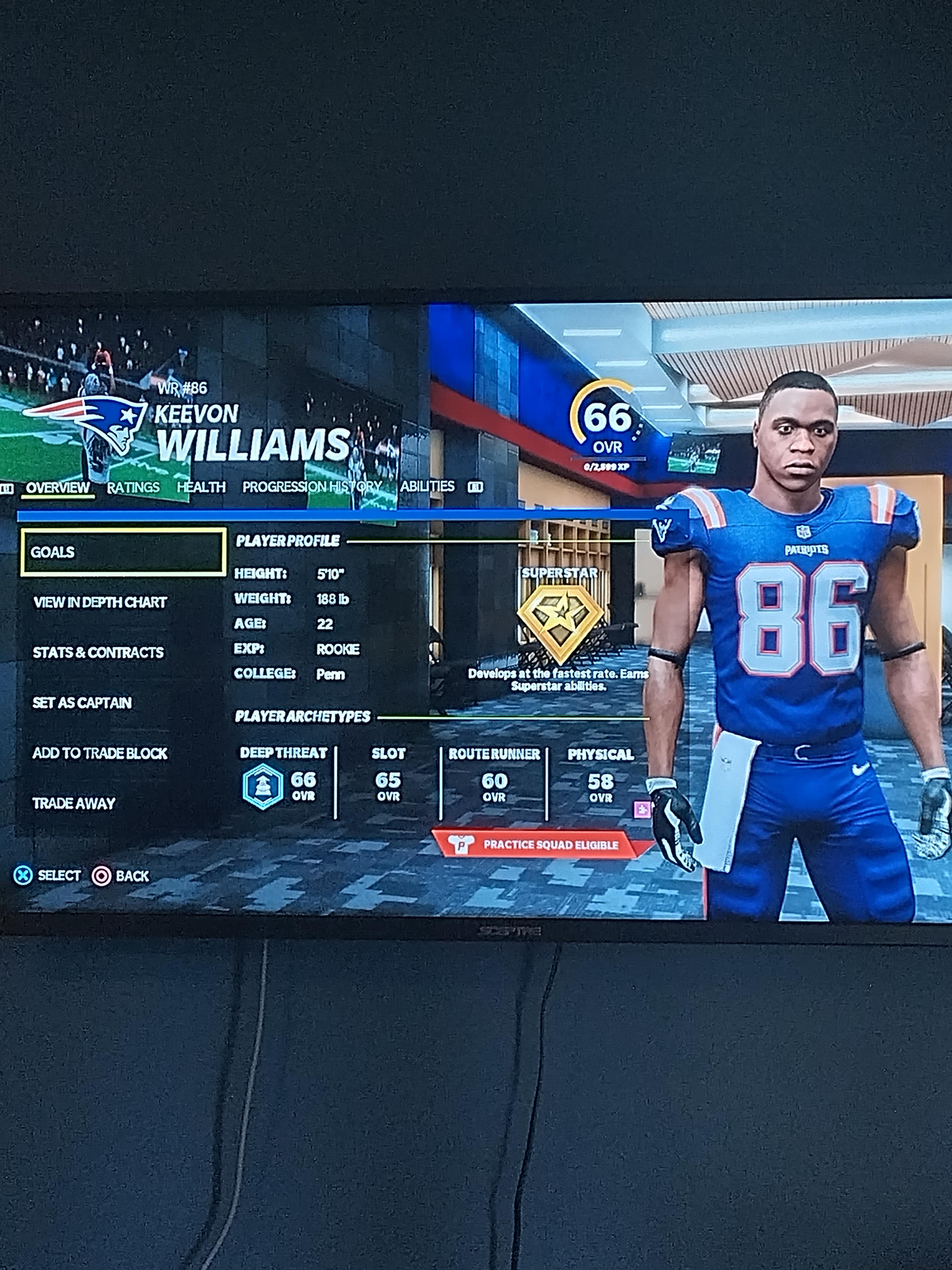 UDFA Superstar WR. No hidden development trait, just straight up superstar. Is this usual? First ...