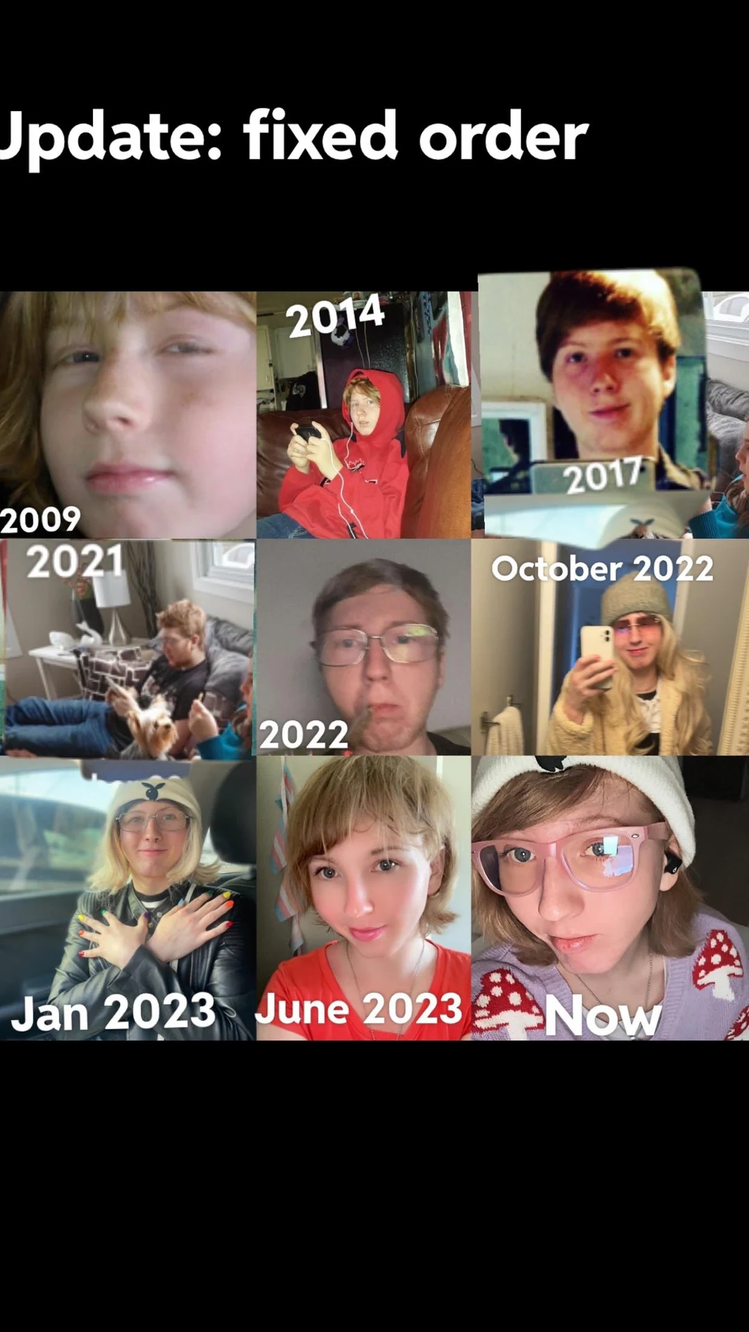 I fixed the order of the timeline 😊 | Scrolller