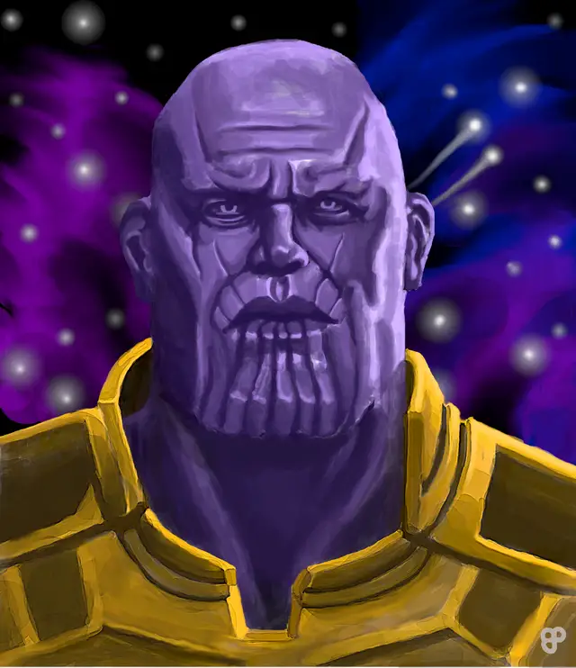 Infinity War Thanos ART by me!! | Scrolller