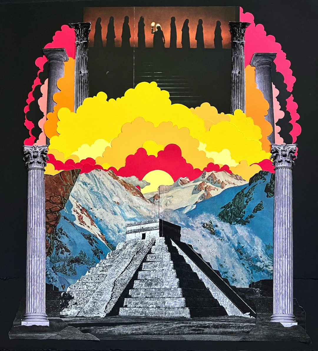 These Wicked Sky’s, Morgan Jesse Lappin, Analog Collage, 2023 | Scrolller