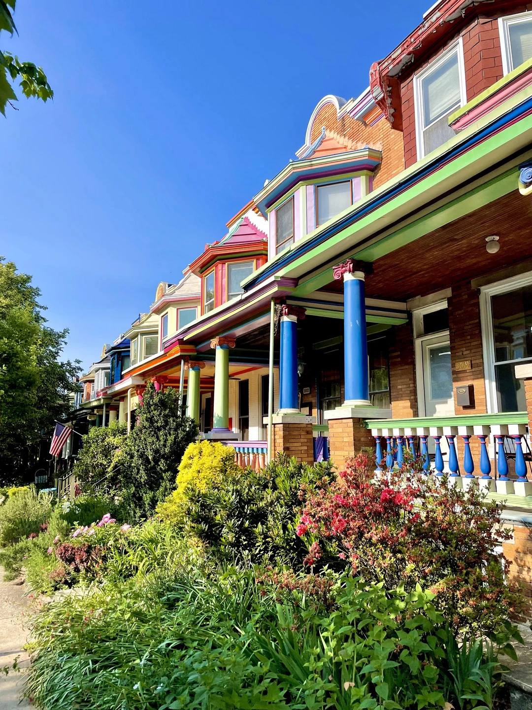 Charles Village in Baltimore, Maryland USA | Scrolller