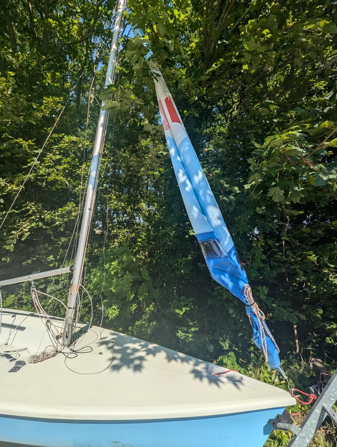 First sailing dinghy, first Q | Scrolller