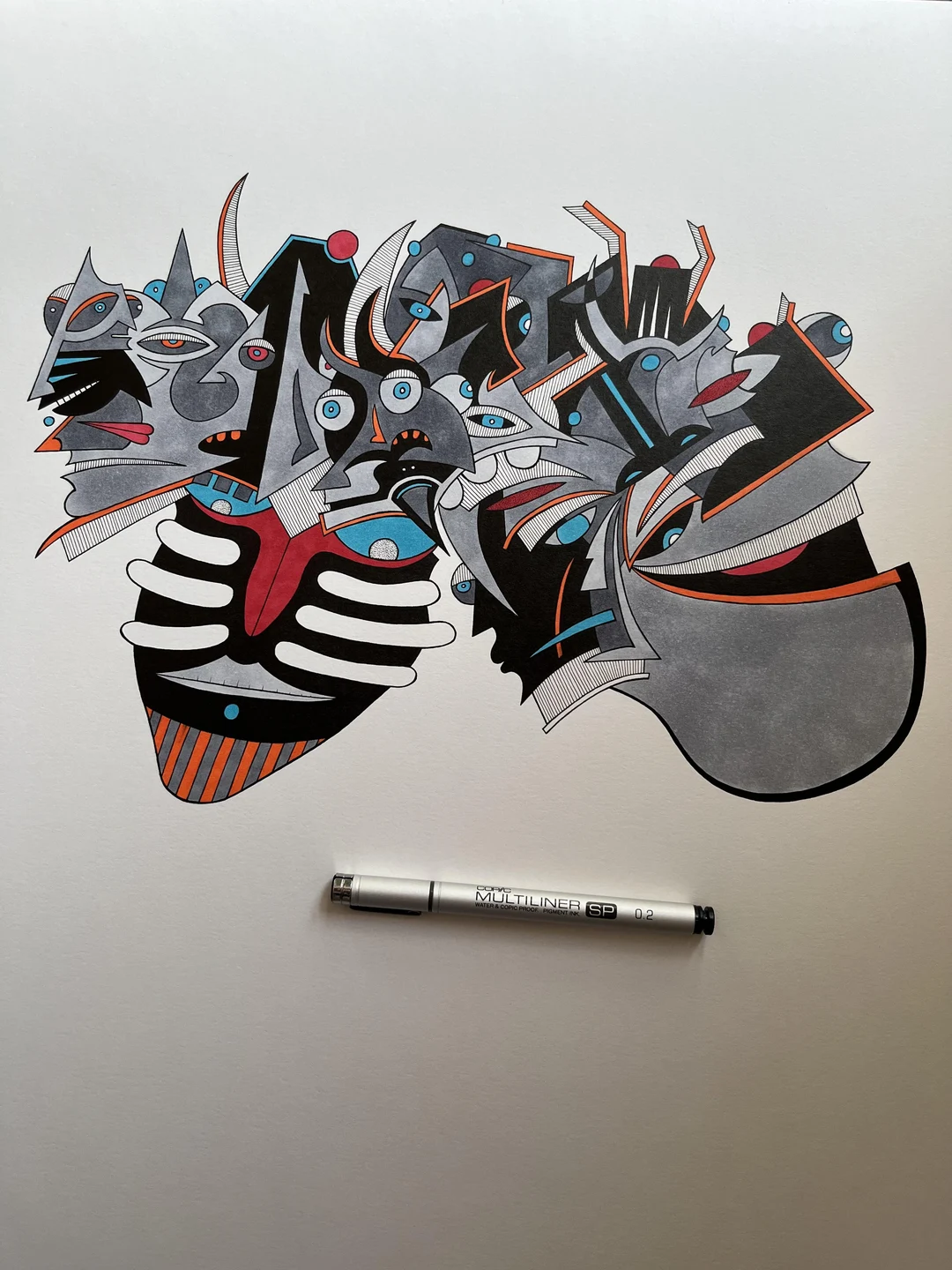 A marker drawing that I’m working on | Scrolller