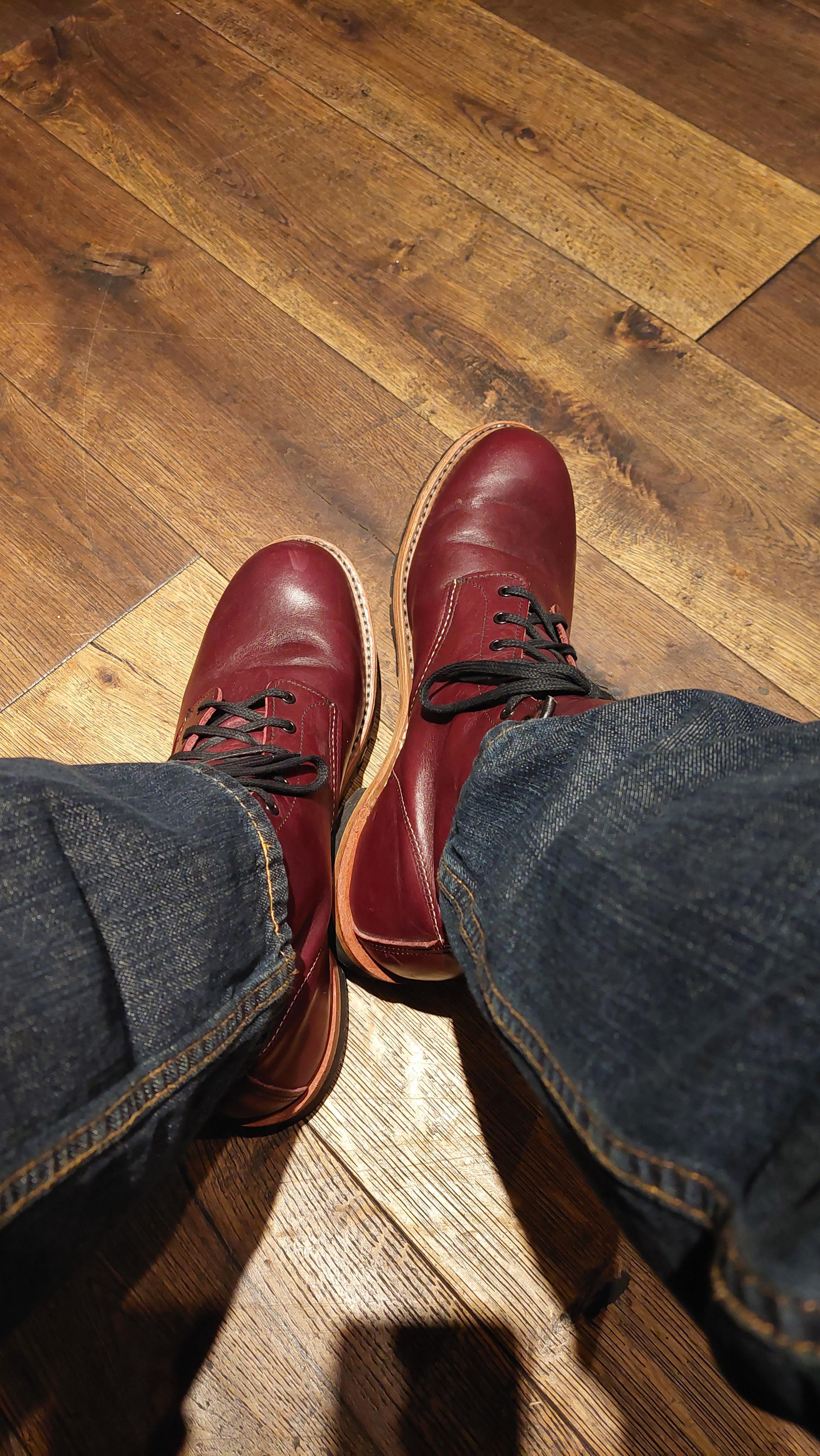 Redwing Beckmans (9011) in Black Cherry | Scrolller