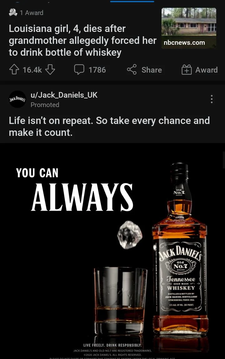 Terrible ad placement | Scrolller