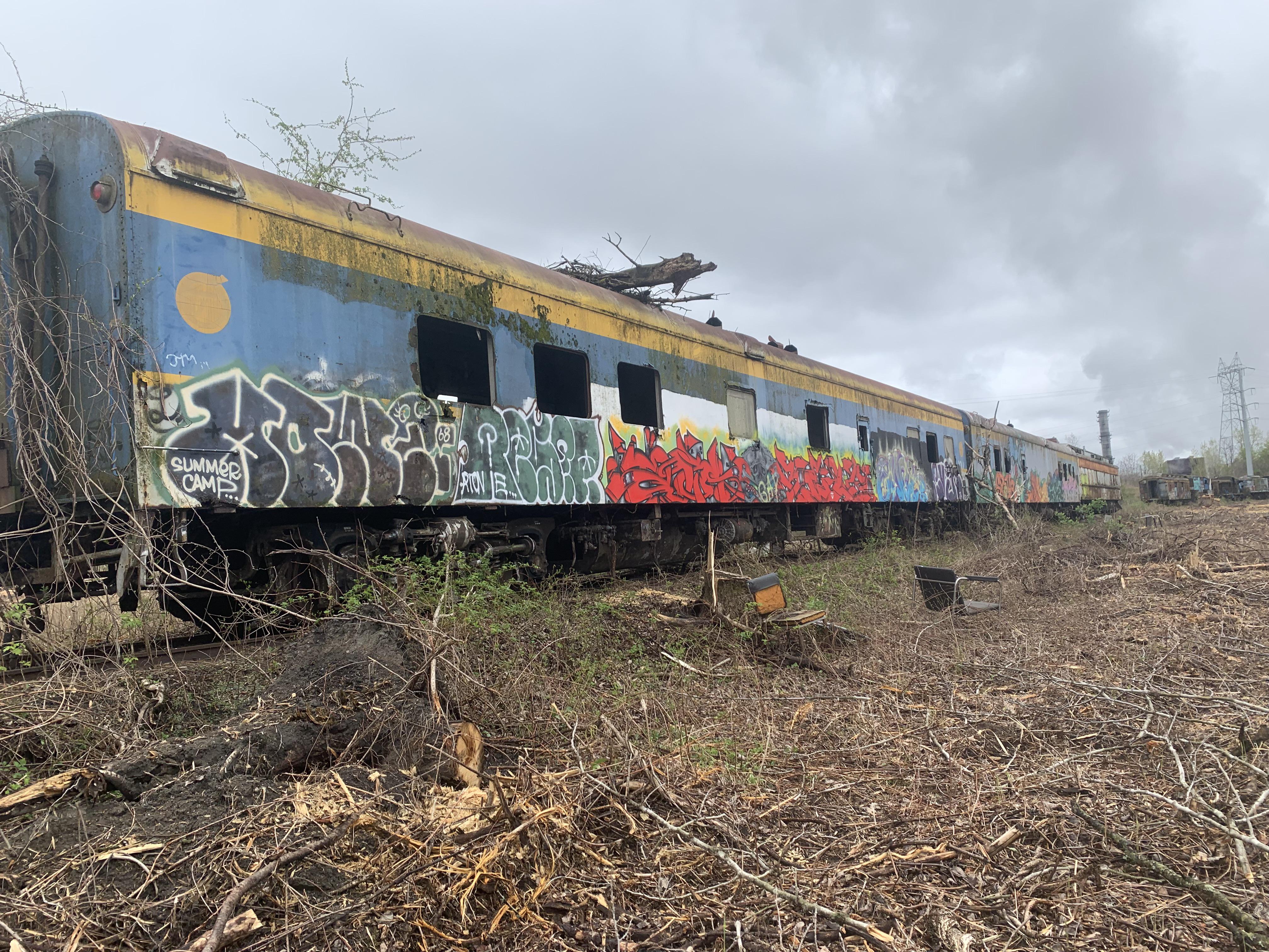 Abandoned Train Scrolller