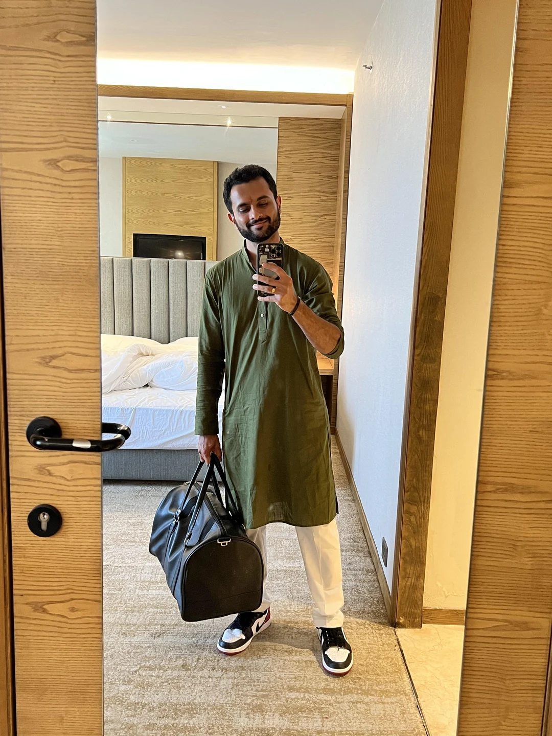 Experimented with wearing black toes x ethnic wear | Scrolller