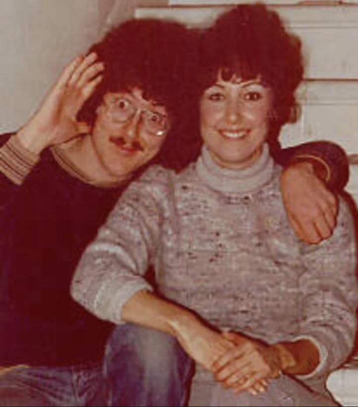 Weird Al and Tress MacNeille behind the scenes of the music video for “Ricky” in 1983 | Scrolller