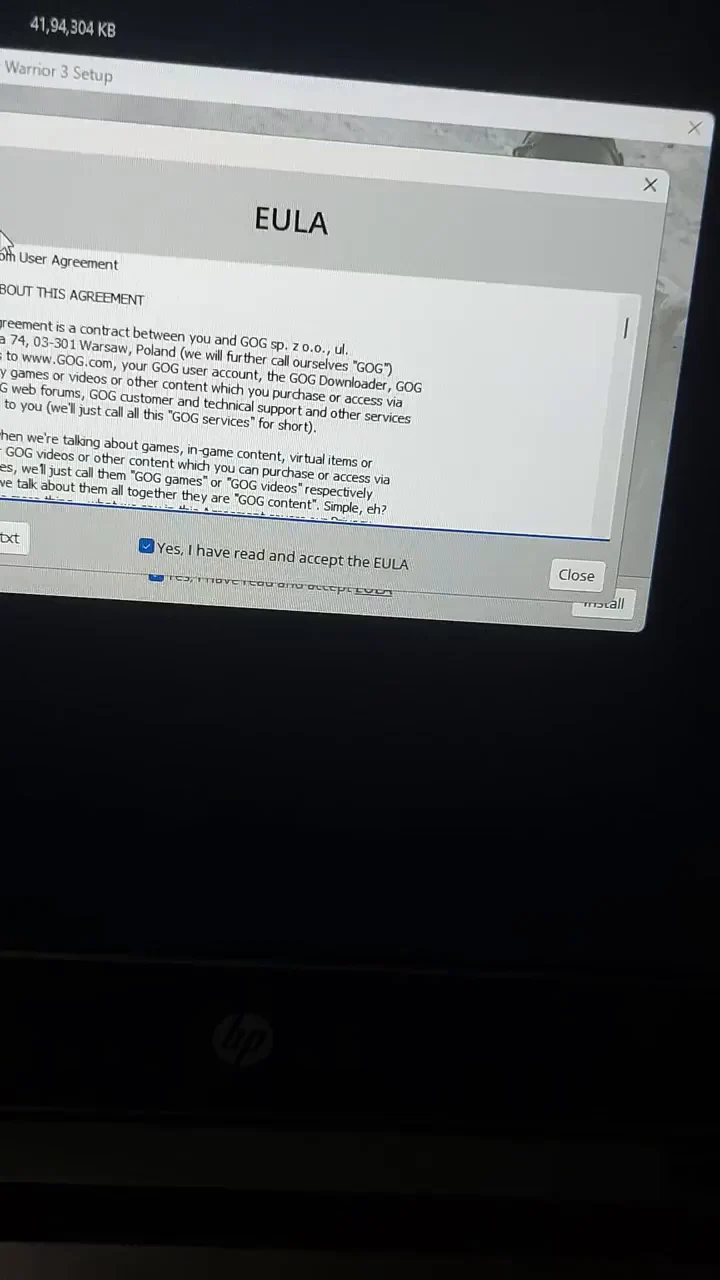 Before installing a game Formalities sucks | Scrolller