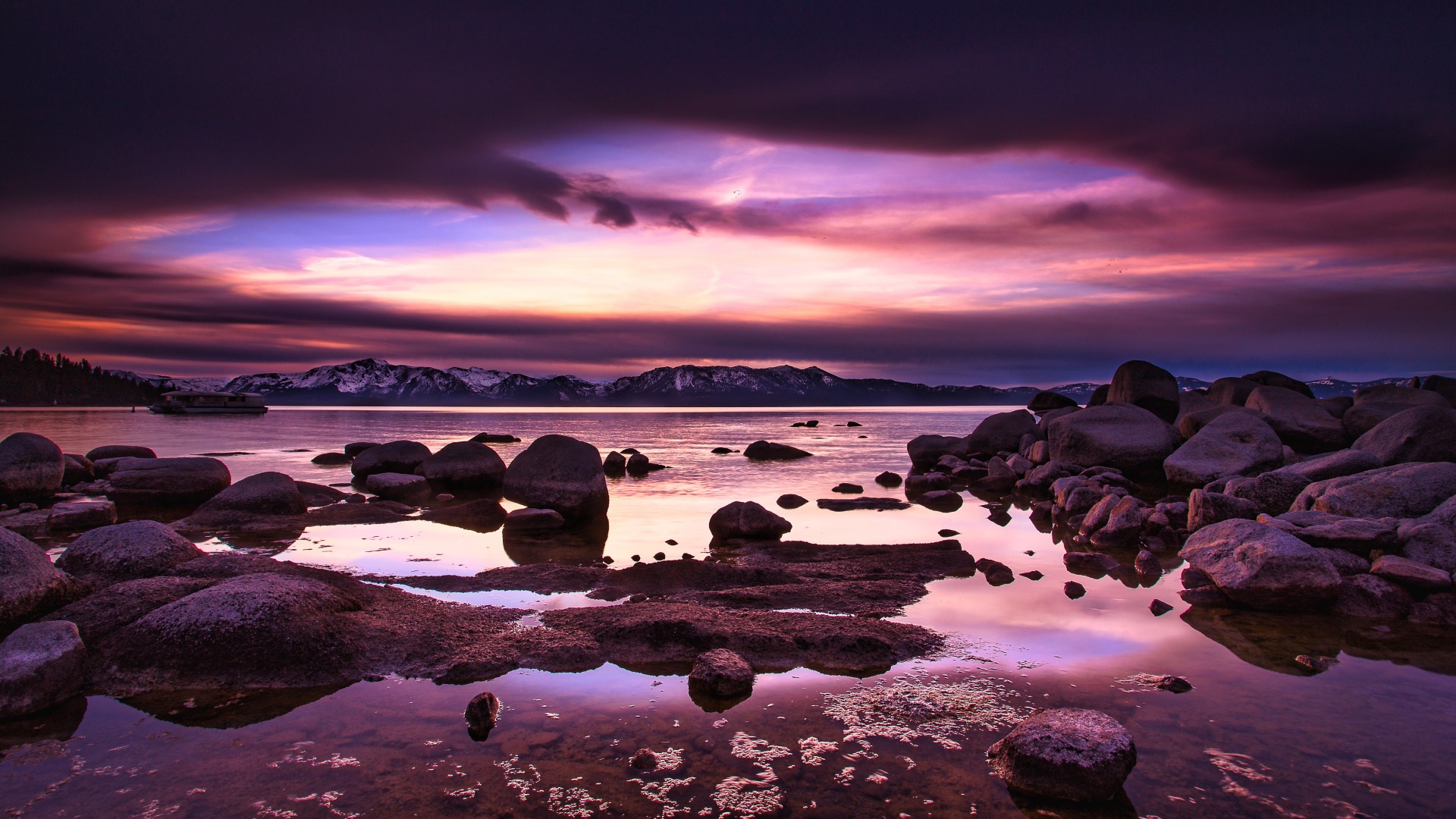 Lake Tahoe Landscape Scenery [1920x1080] | Scrolller