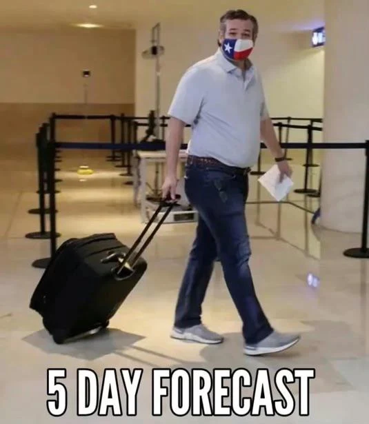 Ted Cruz is the Most Reliable Five Day Forecast for Texas | Scrolller