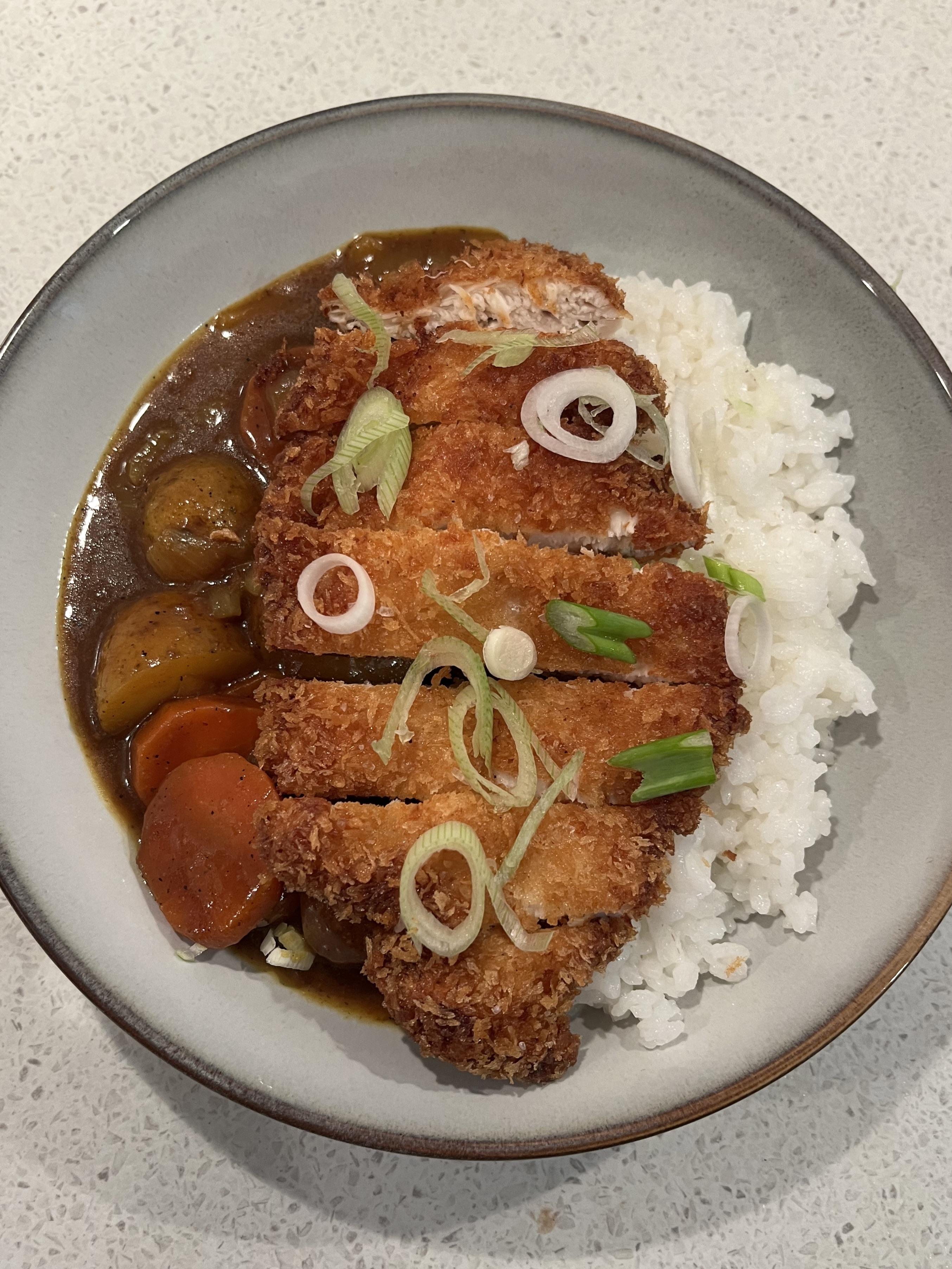 [Homemade] chicken katsu curry with rice | Scrolller