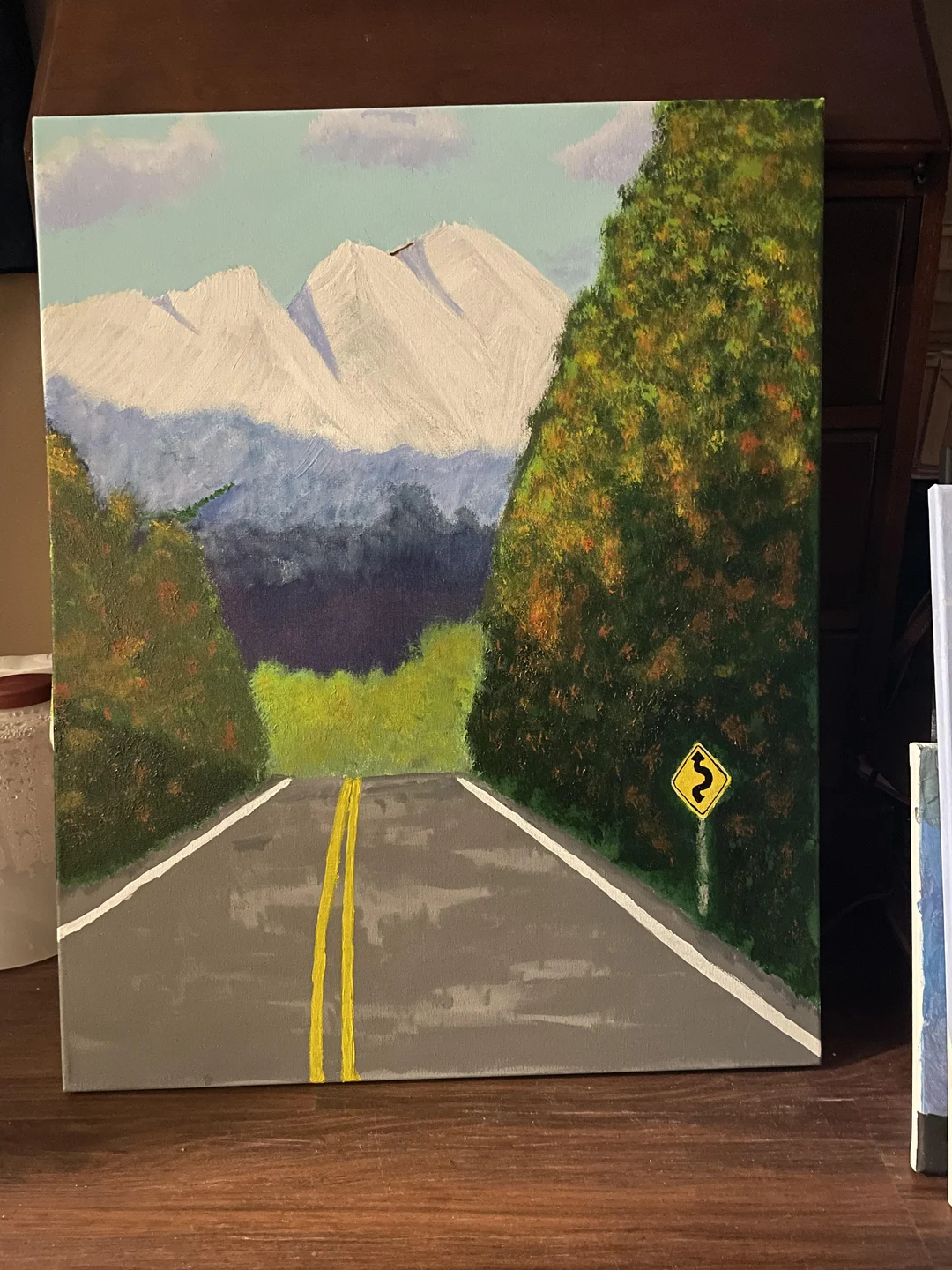 Highway, Me, Acrylic, 2022 | Scrolller