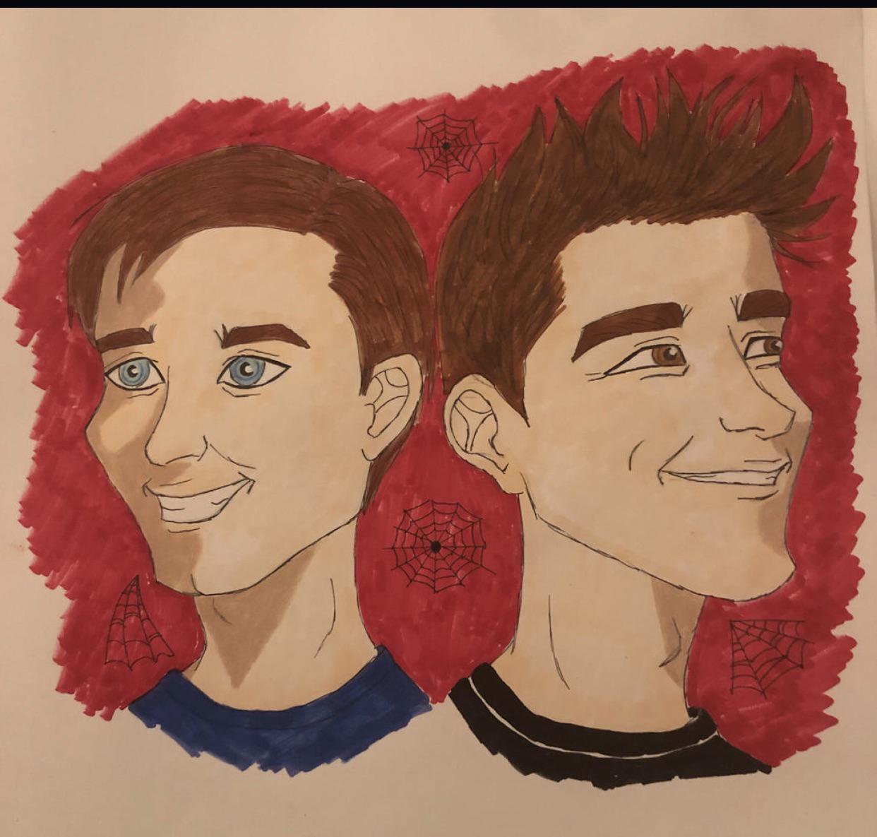 Tobey and Andrew fanart | Scrolller