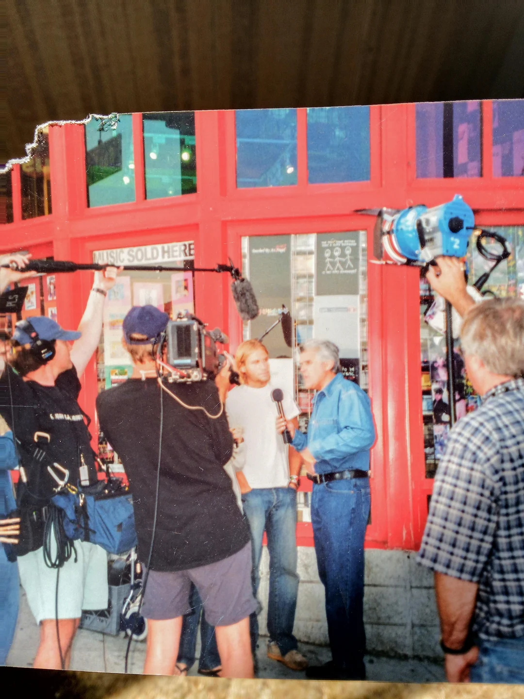 I think Kurt Cobain and Jay Leno circa 1992 | Scrolller