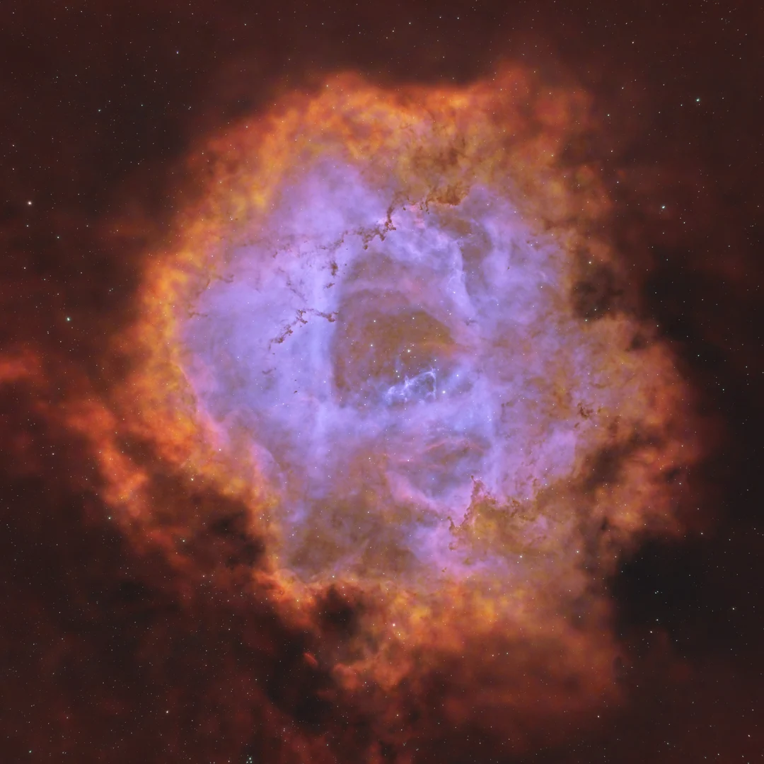 The Rosette Nebula, taken from my backyard. | Scrolller
