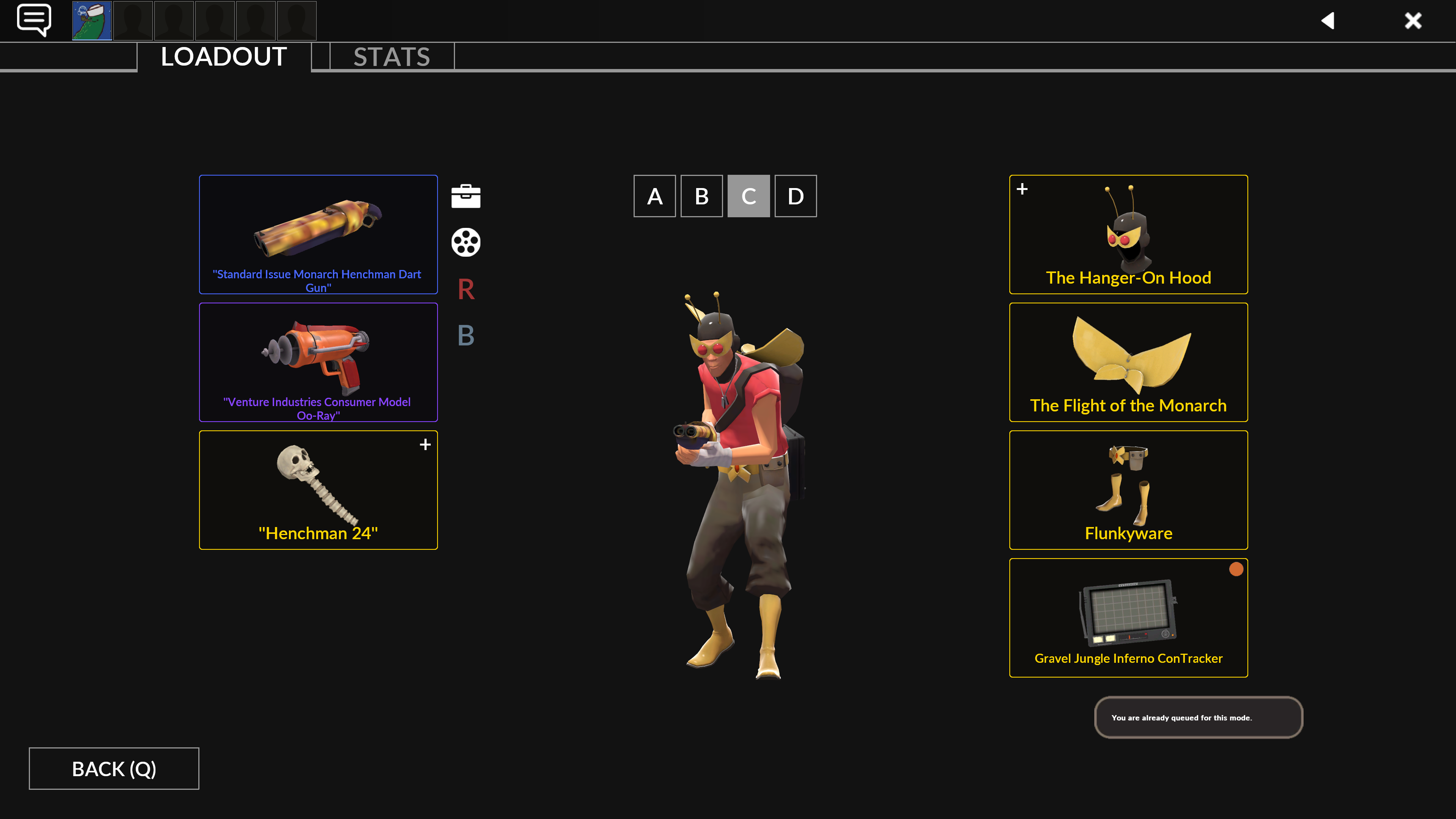 Made a Venture Bros. themed loadout for my scout! | Scrolller