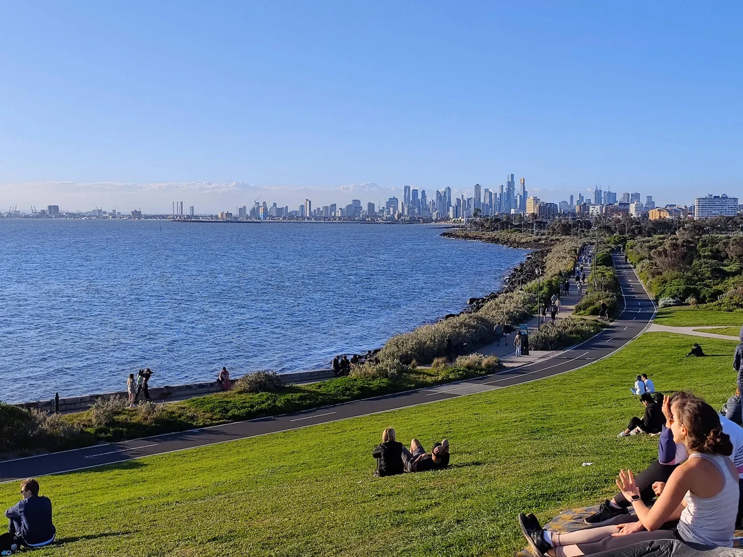 Melbourne, Australia, from Point Ormond today [OS] | Scrolller