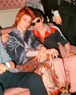 David Bowie and Lou Reed (1972) | Scrolller