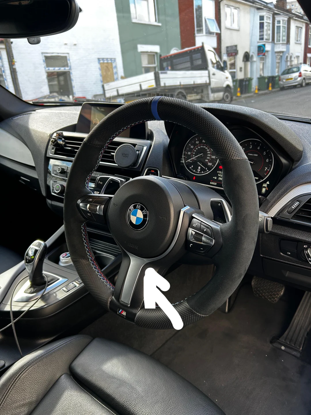 Does anyone have any recommendations on how to remove the silver trim in the F20 steering wheels ...