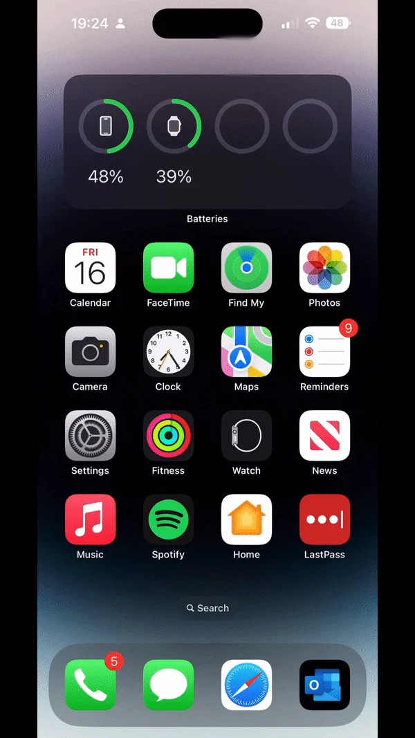 Express Mode Dynamic Island animation is clean | Scrolller
