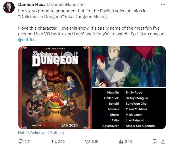 For people speculating on why Damien had been absent recently, looks like it's because he booked ...