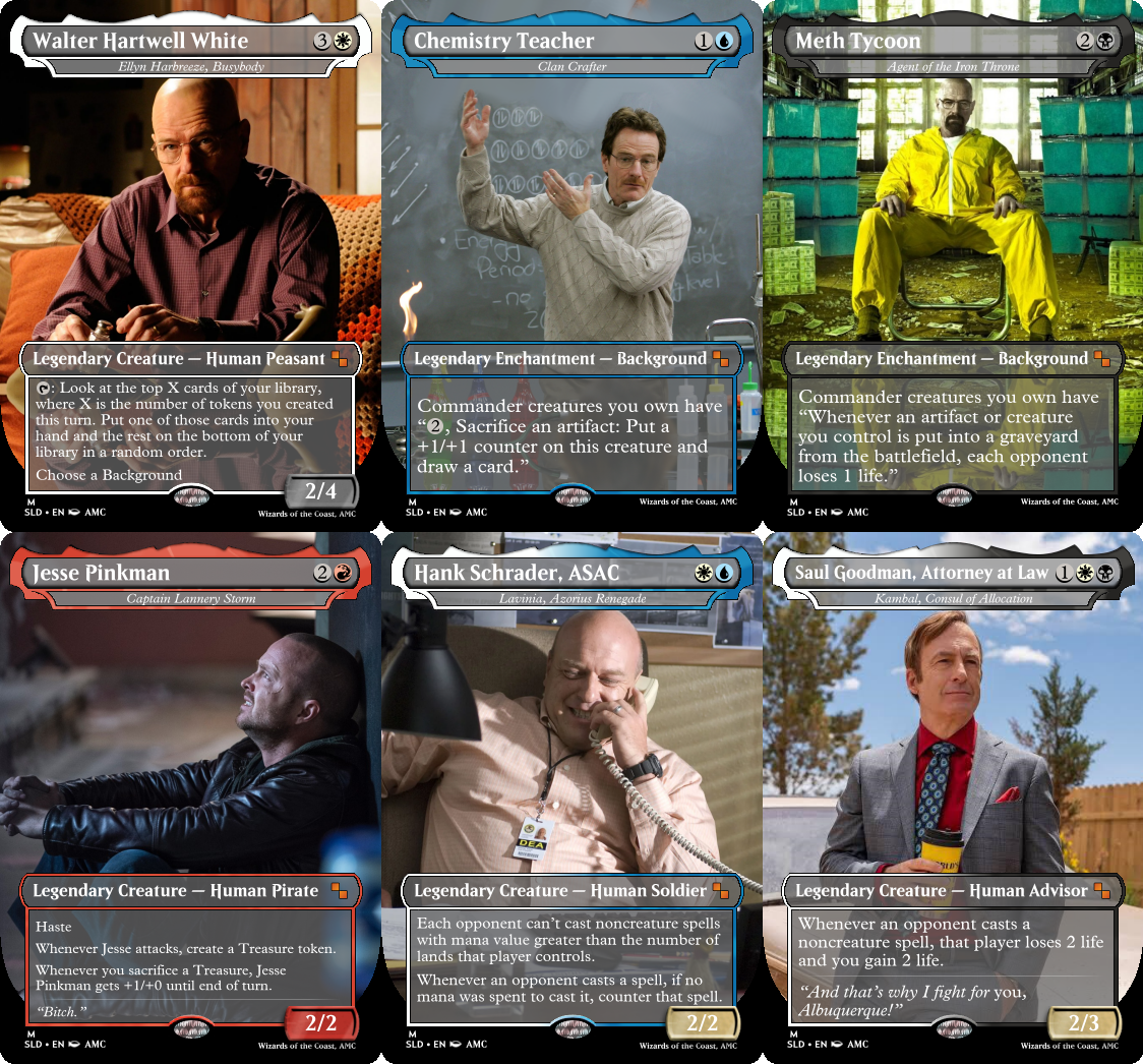 [SLD] Secret Lair X Breaking Bad FULL SPOILER | Scrolller