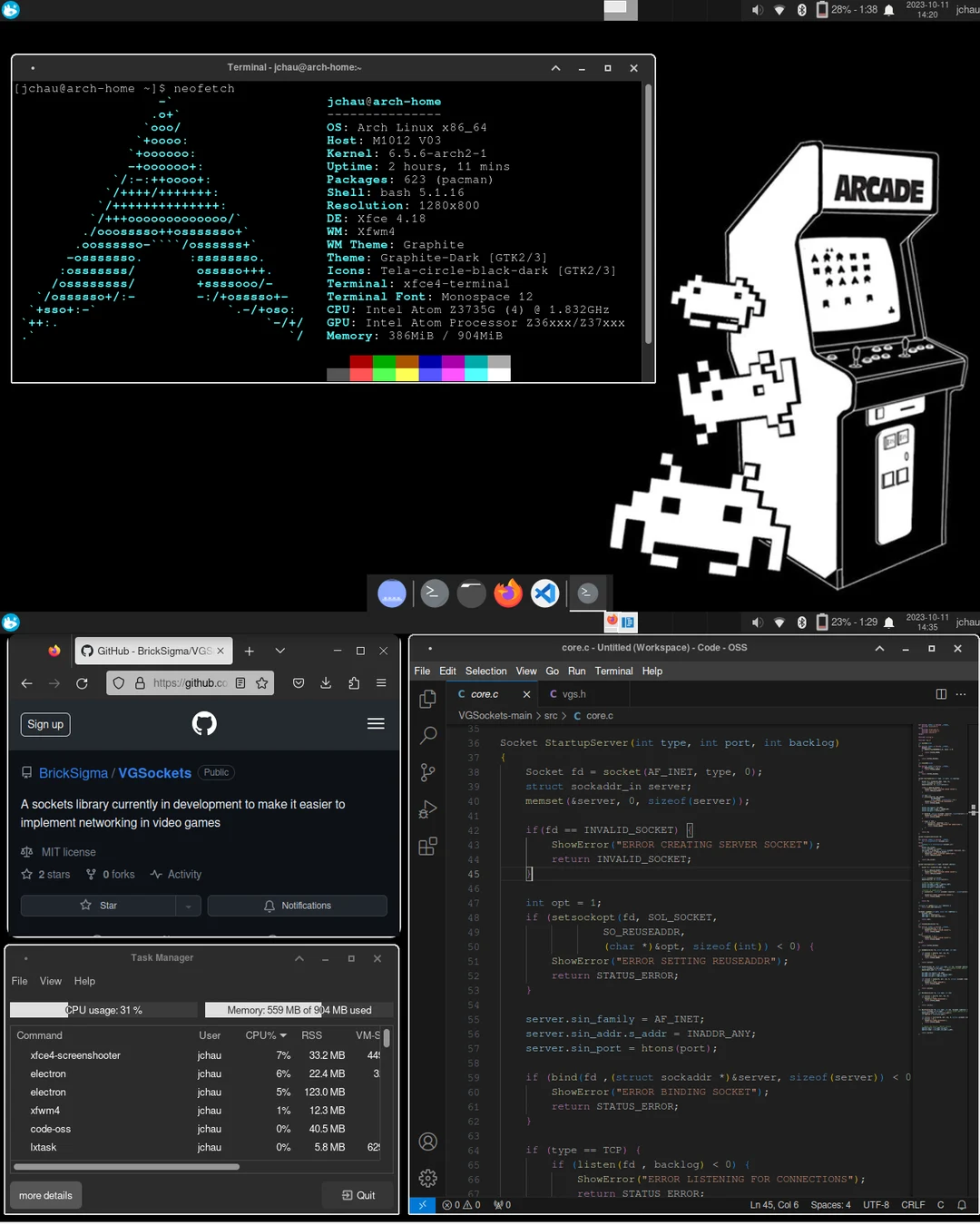 [Xfce] Once again Linux resurrects another ancient laptop | Scrolller