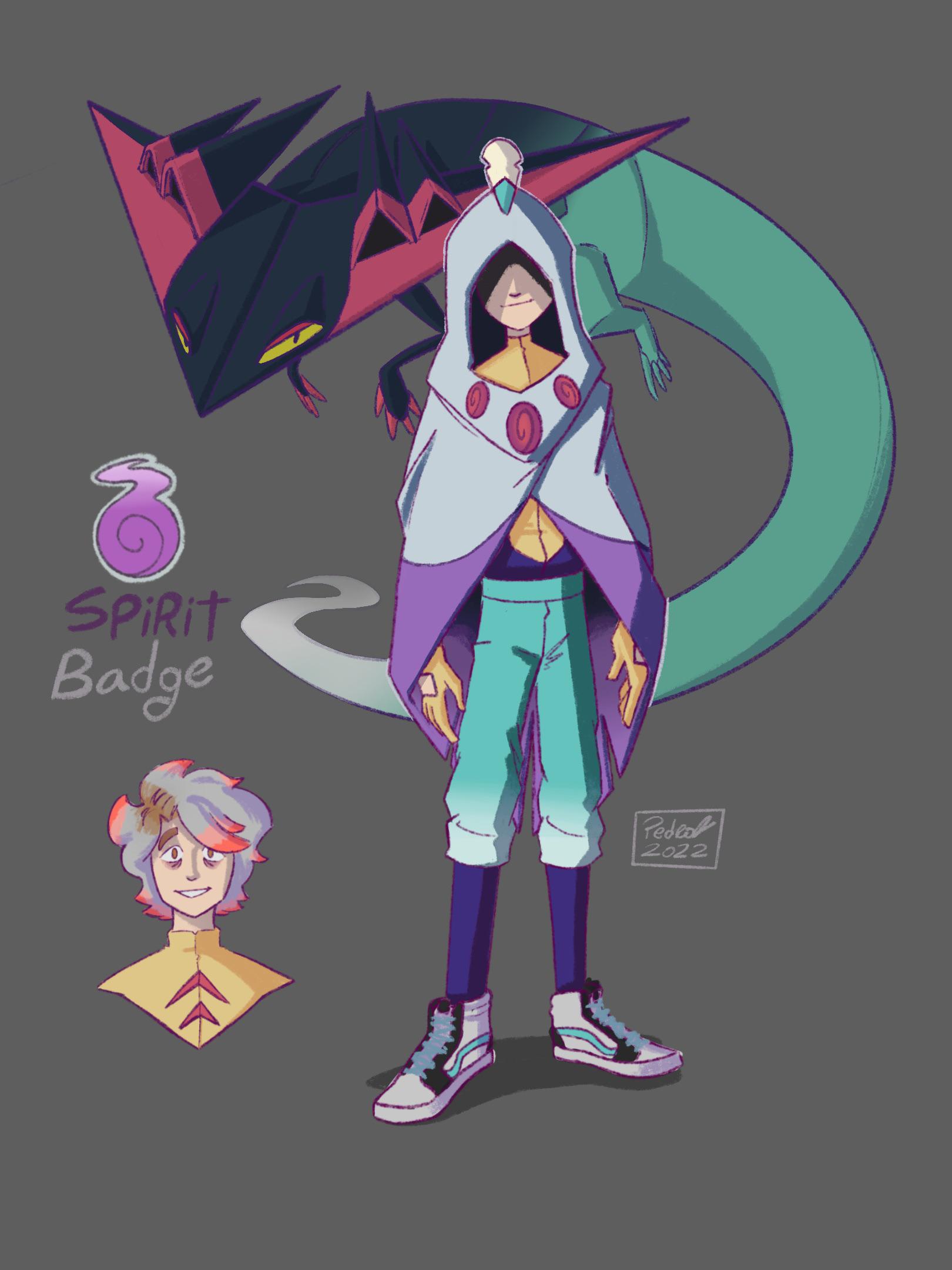 Concept for a Ghost type Gym Leader (@sketch_pedro) | Scrolller