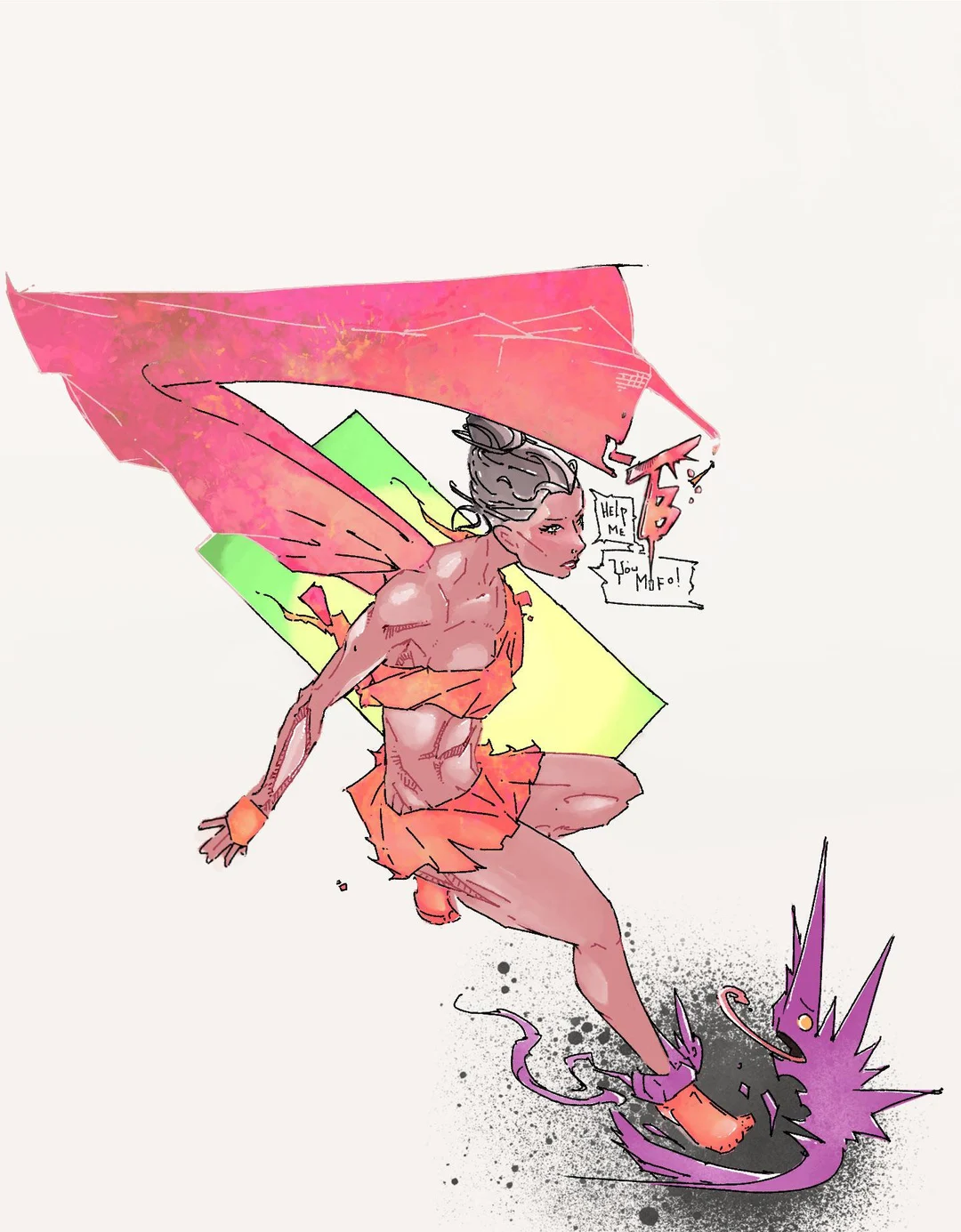 [OC] “Purple worm” by me | Scrolller