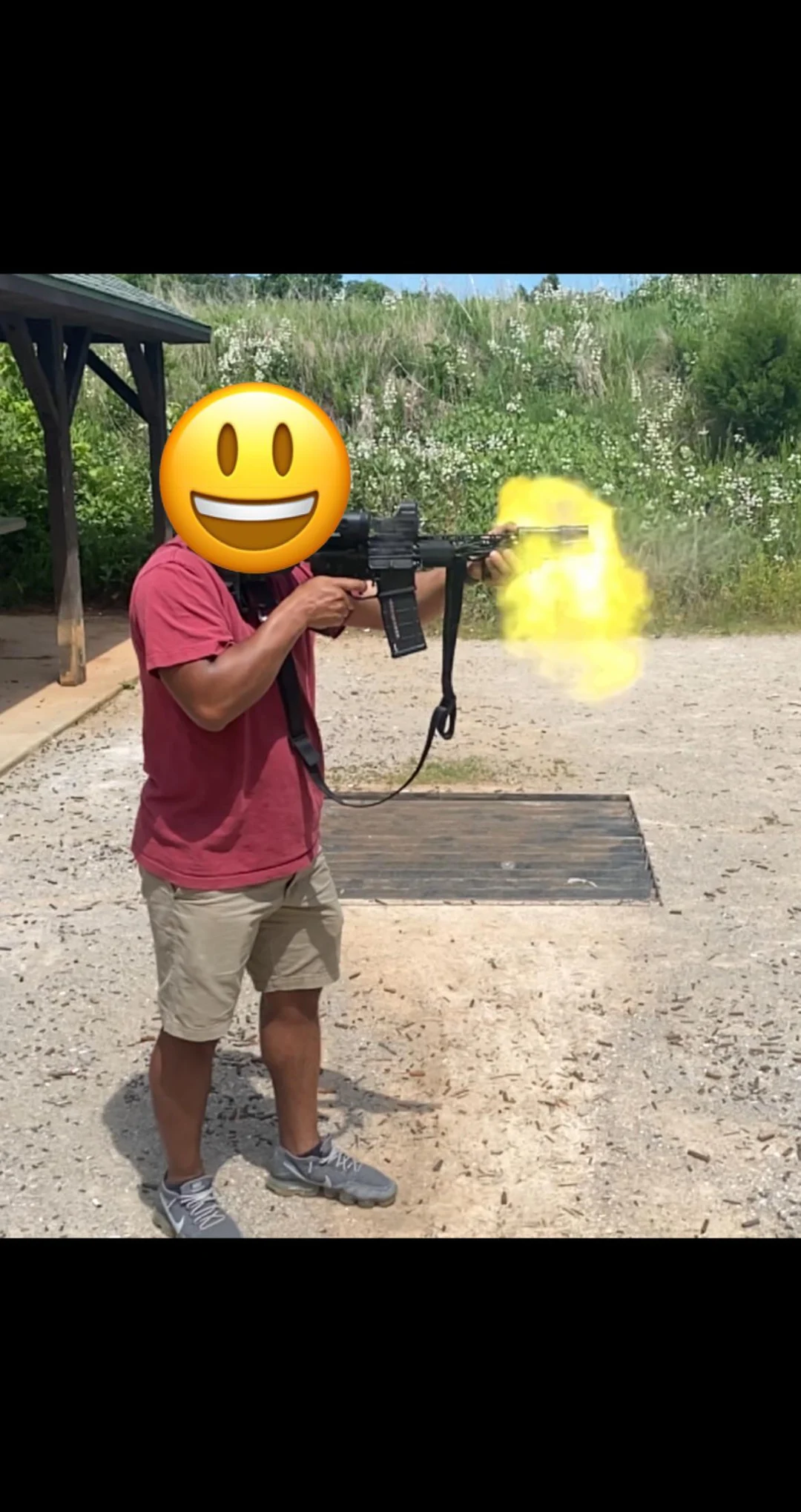 First time shooting with a muzzle brake 🔥🔥🔥🔥 | Scrolller