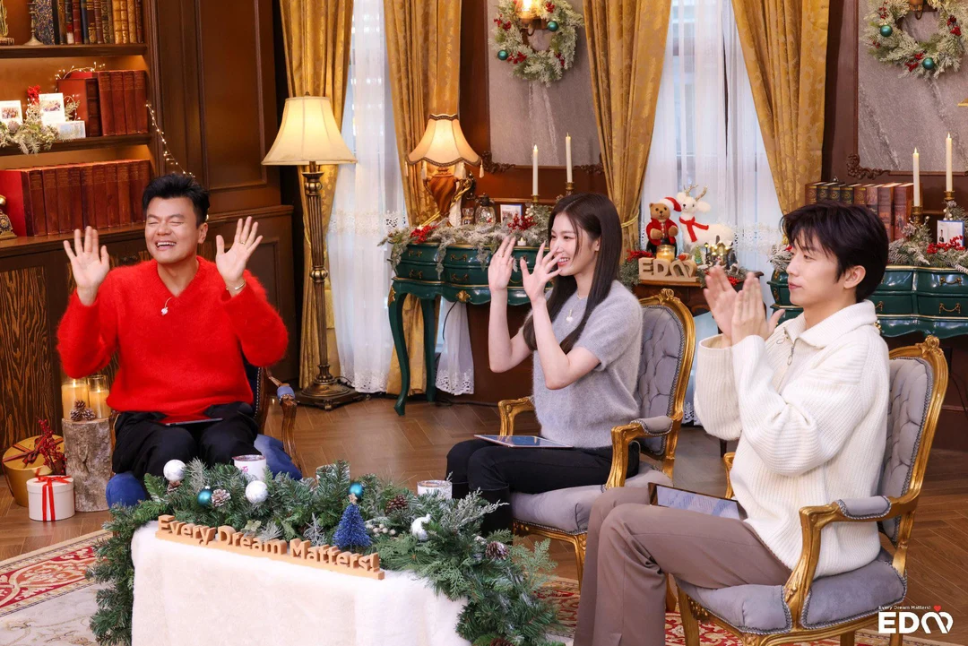 221223 jyp_edm Twitter Update - [JYP EDM DAY] _PREVIEW 💙 JY Park , 2PM Wooyoung, TWICE Sana Why ...