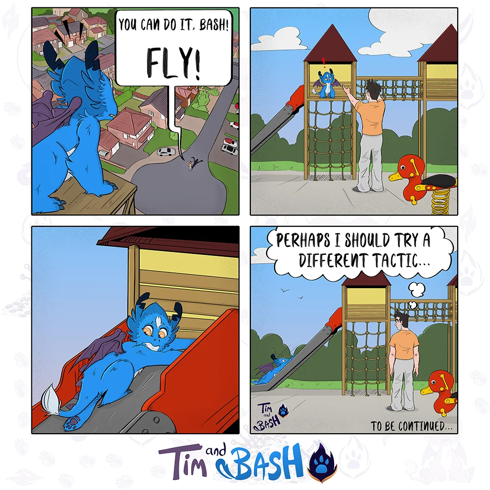 "One step at a time..." Tim and Bash 🔥 Comic Issue #31 | Scrolller