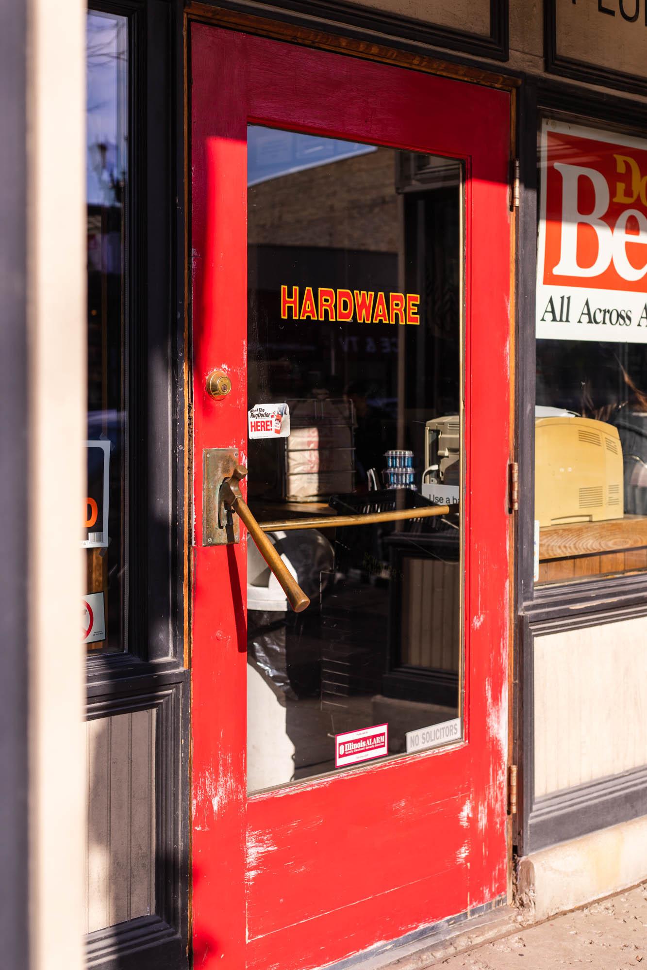 Hammer Handle for the front door of Hardware store | Scrolller