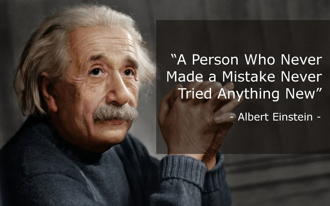 "A person who never made a mistake never tried anything new." - Albert Einstein [1920x1200 ...