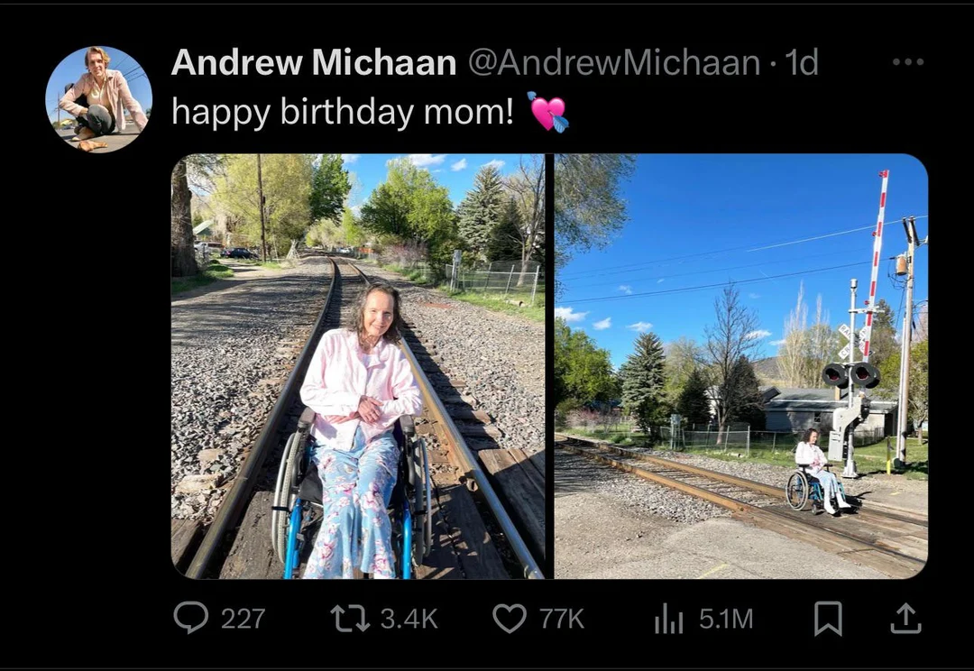 HolUp, why is she on the middle of a train track ? | Scrolller