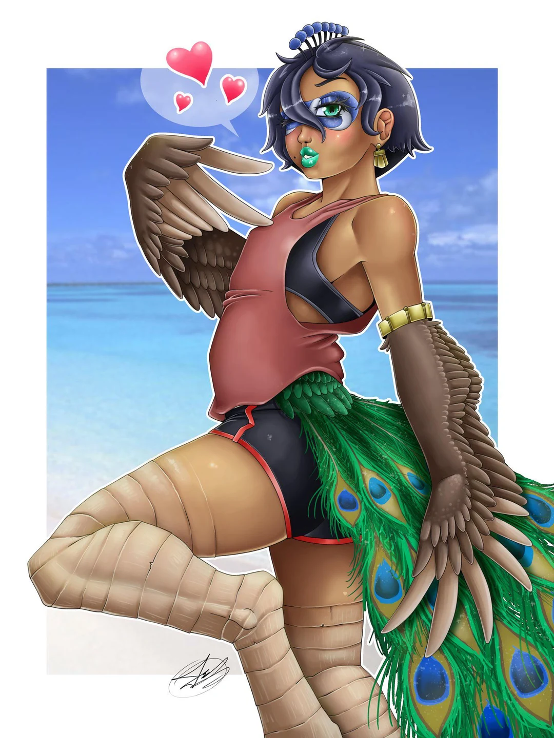 (OC) peacock femboy, Blake! | Scrolller