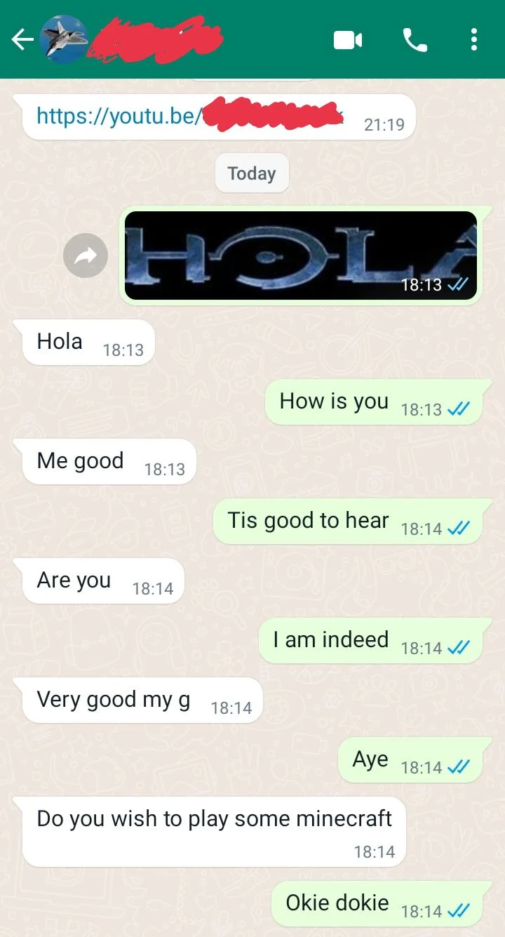 impeccable conversation with friend | Scrolller