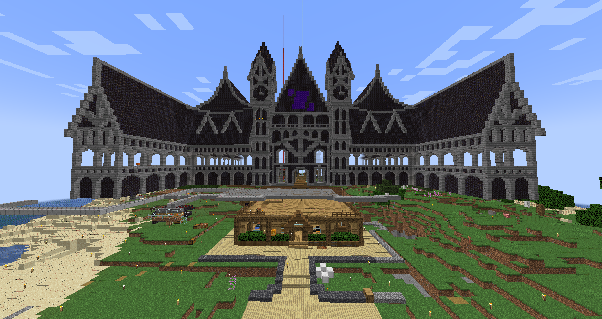 Finally finished the exterior of my survival base! | Scrolller